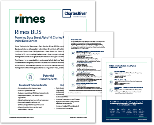 Rimes: A Holistic Approach to Managing Benchmark and Index Data | State ...